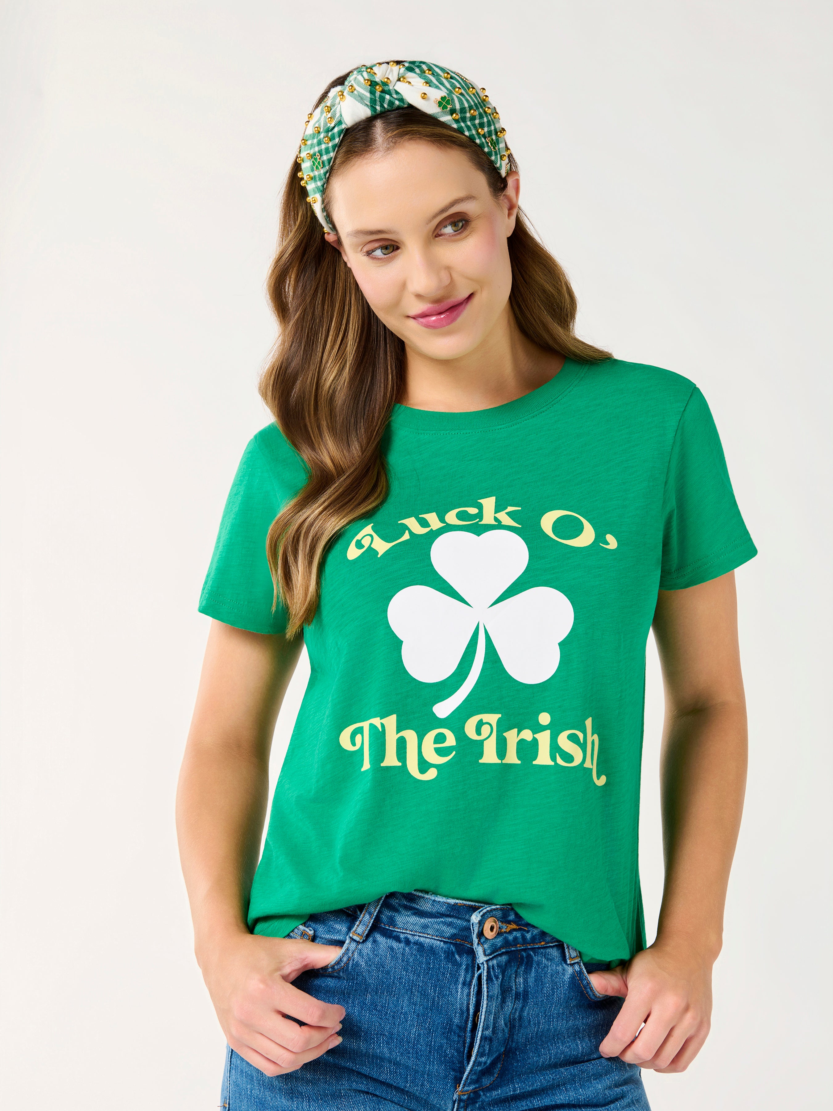 Shiraleah "Luck O' The Irish" Relaxed Tee, Green